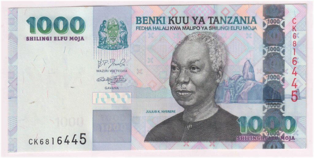 Tanzania - 1000 shilling unc currency note - KB Coins & Currencies