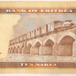 Eritrea - 10 Nakfa 2012 , unc currency note - KB Coins & Currencies