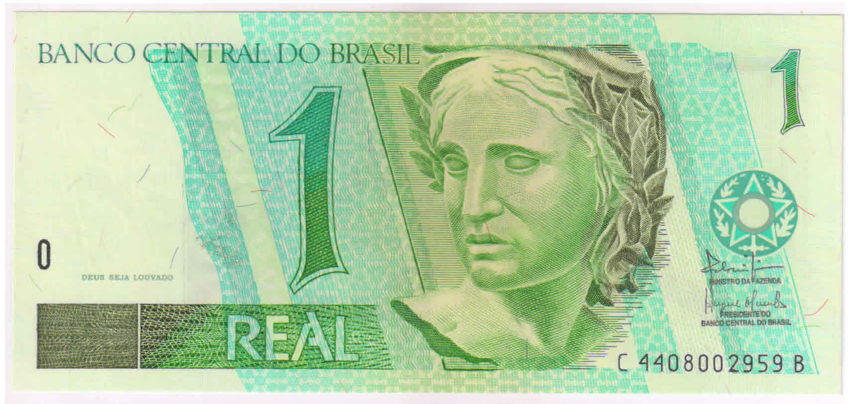 Brazil - 1 real unc currency Note - KB Coins & Currencies