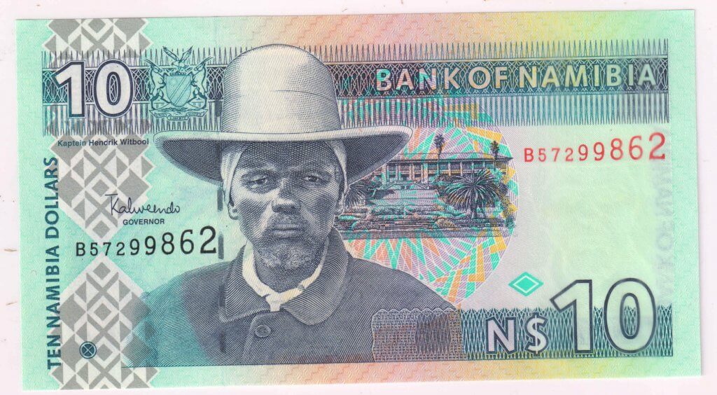 Namibia - 10 dollars 2001 unc currency note - KB Coins & Currencies