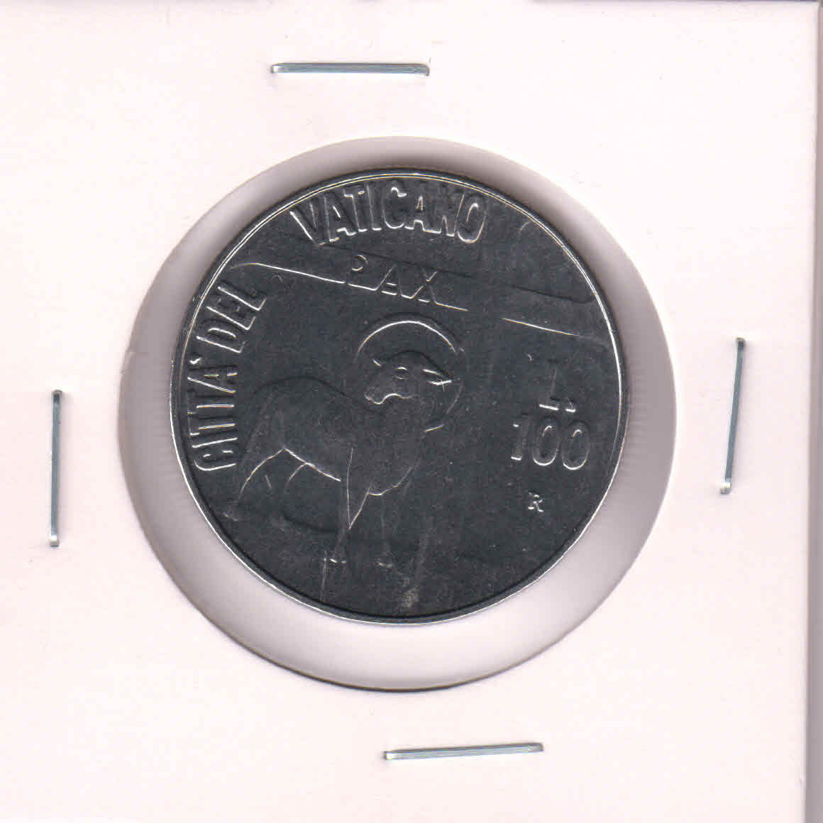 Vatican 100 Lira Comm Issue Coin Kb Coins And Currencies 