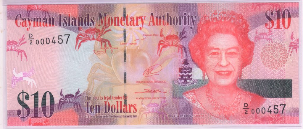 Cayman Island - 10 dollars 2010 - 18 unc currency note - KB Coins ...