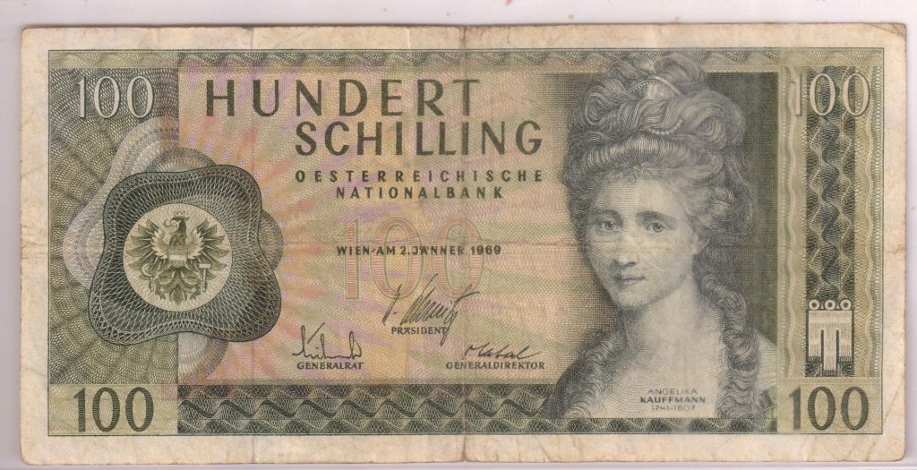 Austria - 100 Schilling 1945 used currency note - KB Coins & Currencies