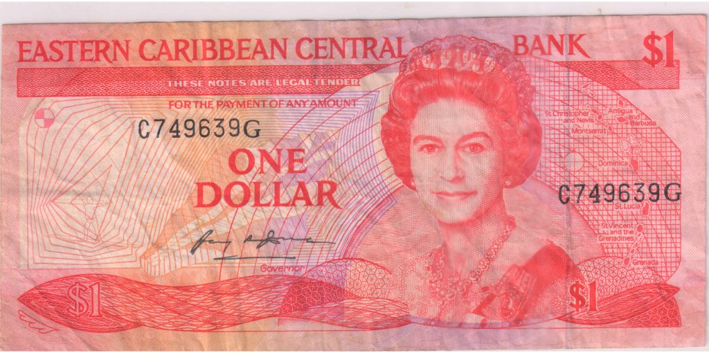 Grenada - East Caribbean - 5 dollars vf+ currency note - KB Coins ...