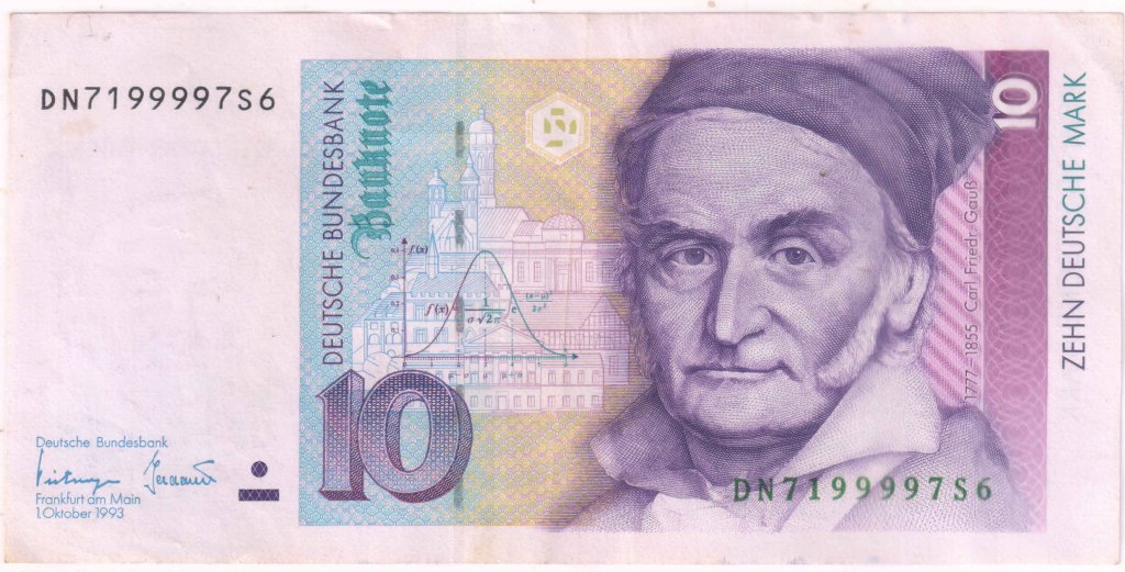 Germany, Federal Republic of 10 Deutsche Mark Vf+ currency note - KB ...