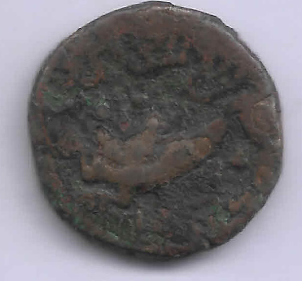 Mysore - Wodayars 20 cash / kasu C# 193.1 1834 - 43 scarce copper coin ...