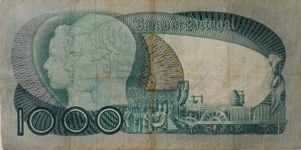 Portuguese - 1000 Escudos 1981 vf currency note - KB Coins & Currencies