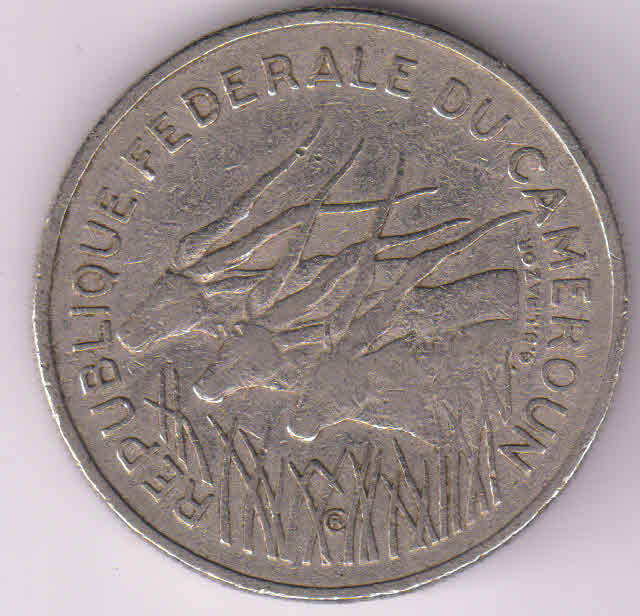 Cameroon - 100 francs , 1972 scarce Coin - KB Coins & Currencies