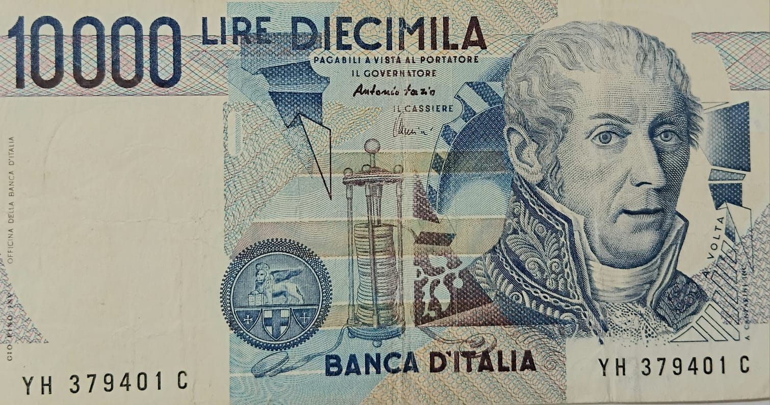 Italy 10000 Lire 1984 - 98 vf currency note - KB Coins & Currencies