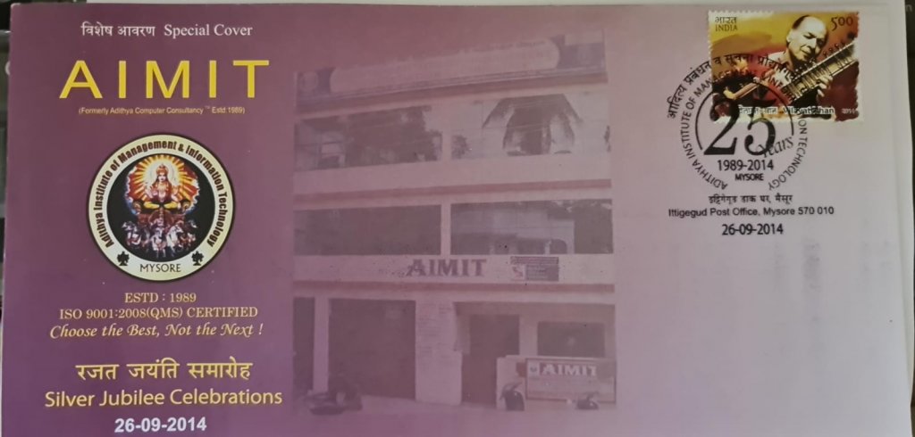 India- AIMIT , special cover w/ stamp - KB Coins & Currencies