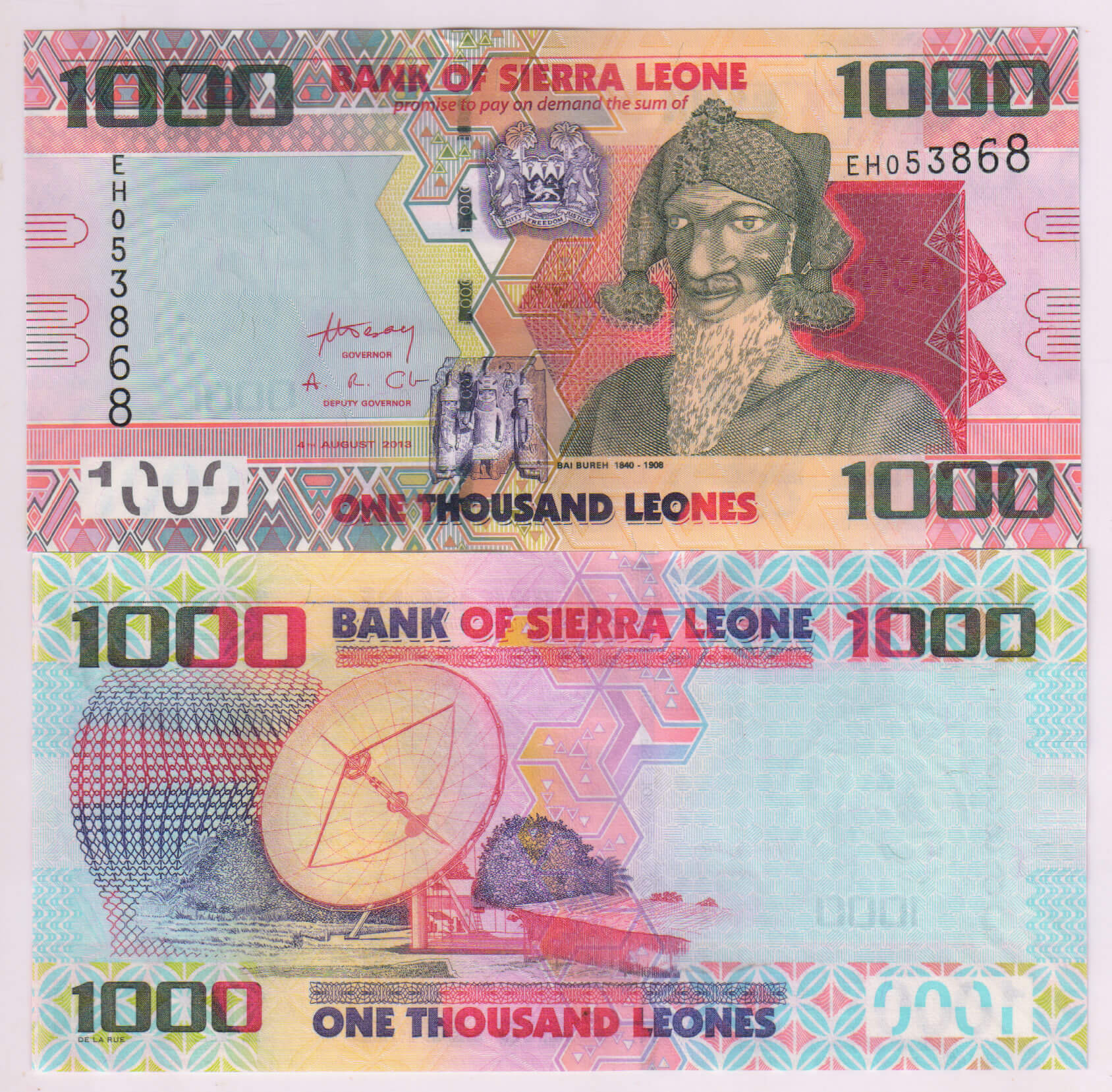 SIERRA LEONE – 1000 Leones 2013 - 21 Unc currency note - KB Coins ...