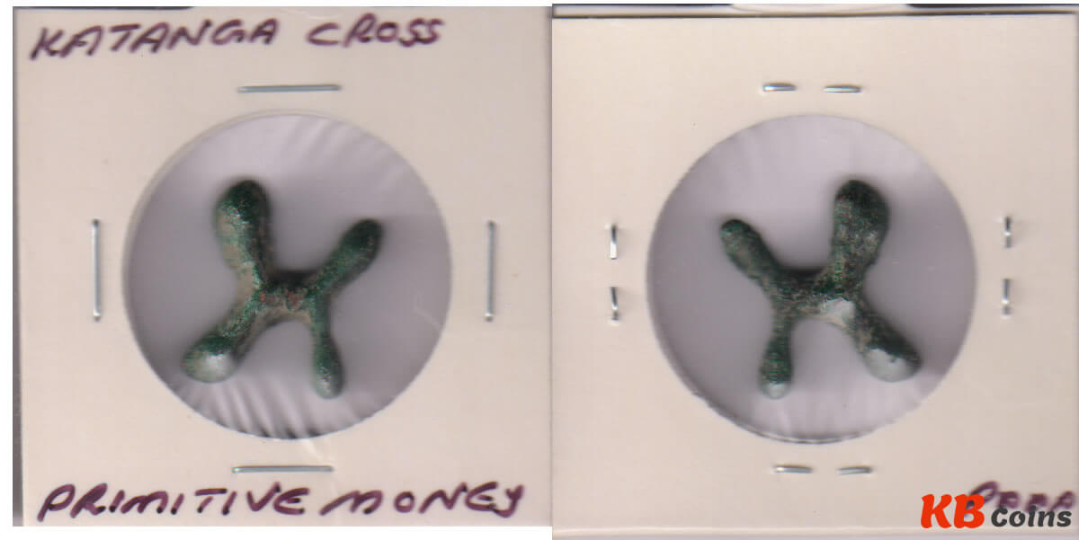 Katanga cross Primitive 16th century money - coin - KB Coins & Currencies