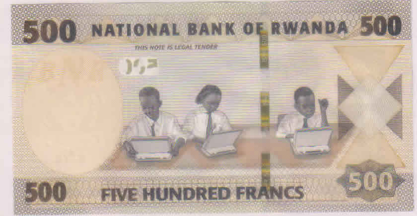 Rwanda - 500 frs 2019 ,unc currency note - KB Coins & Currencies