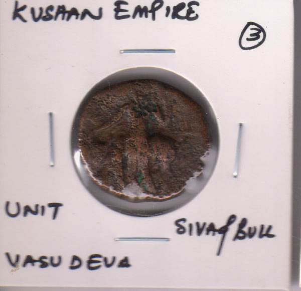 Ancient India – Kanishka I, Unit , 127 - 151 ad ,Siva & bull copper ...