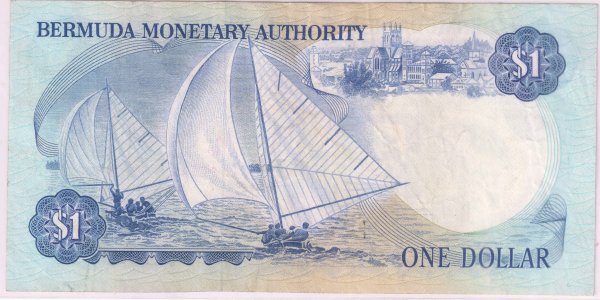 Bermuda - 1 dollar 1982 vf currency note - KB Coins & Currencies