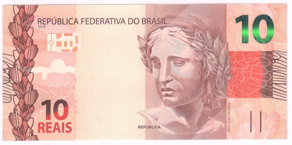 Brazil - 10 reals 2010 unc currency note - KB Coins & Currencies