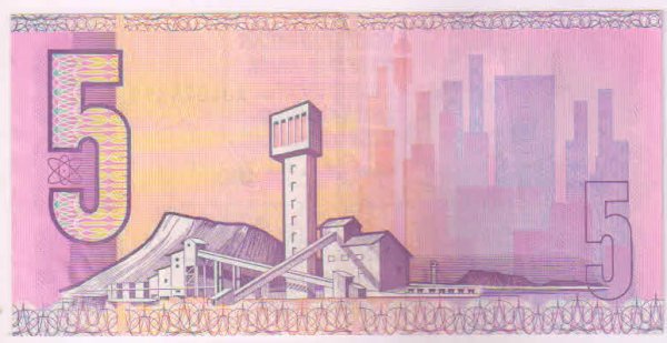 South Africa – 5 rand unc currency note - KB Coins & Currencies