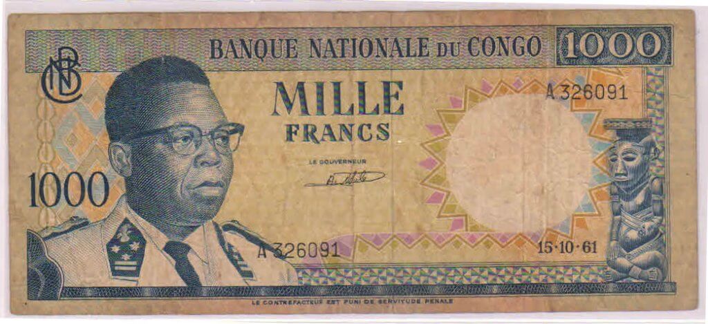 Congo Democratic Republic 100F 1961 - 64 currency note - KB Coins ...