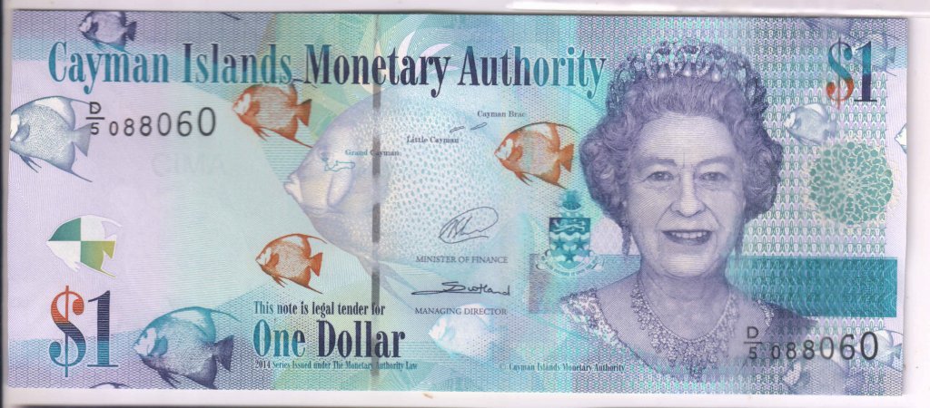 Cayman Island - 1 dollar 2010 - 18 unc currency note - KB Coins ...