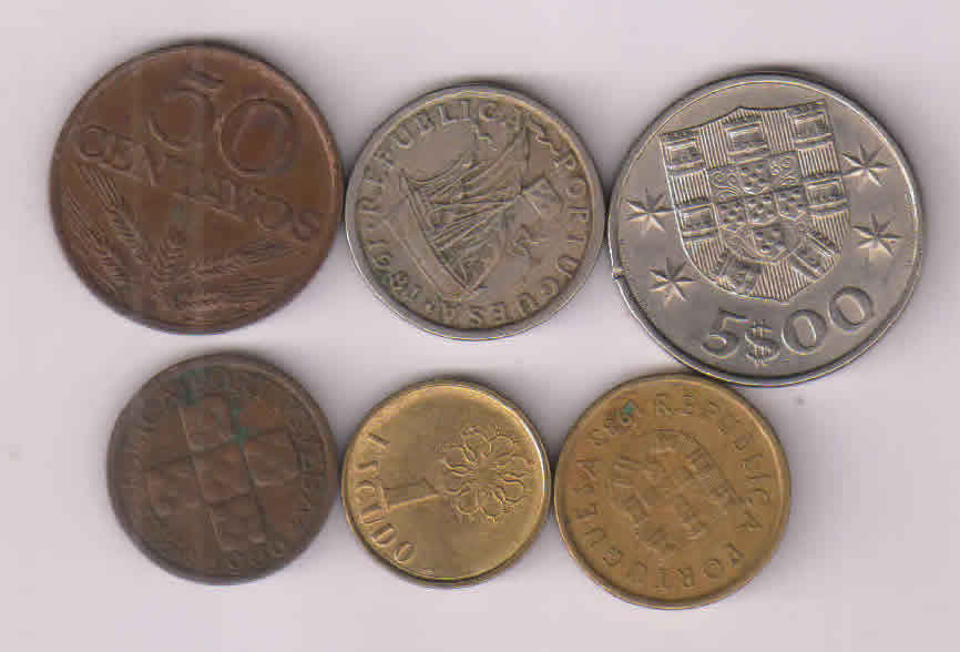 Portugal - 6 different coins - KB Coins & Currencies