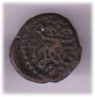 India Danish – cash, Christian V , 1689 - 91 , copper coin ID 2 a - KB ...