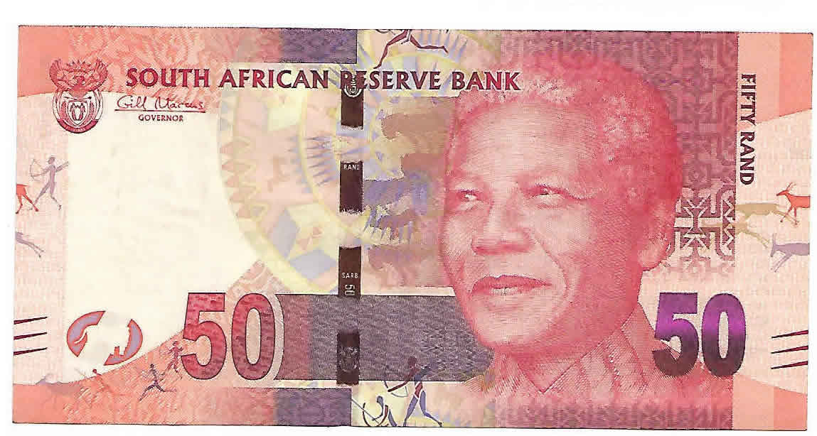 South Africa - 50 rand 2023 unc currency note - KB Coins & Currencies