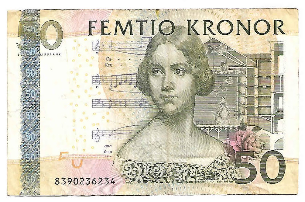 Sweden - 50 kroner used currency note - KB Coins & Currencies