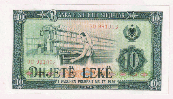 Albania - 10 leke unc currency note - KB Coins & Currencies