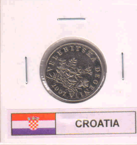 Croatia 50 lipa 2007 unc coin - KB Coins & Currencies