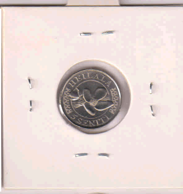 Tonga - 5 senti 2015 unc coin - KB Coins & Currencies