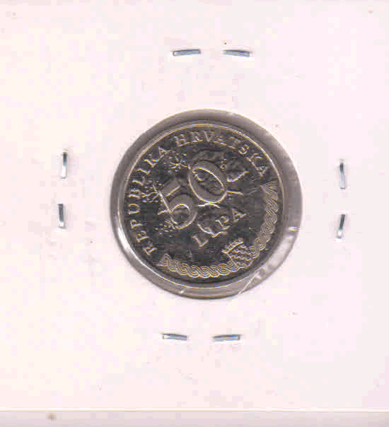 Croatia 50 lipa 2007 unc coin - KB Coins & Currencies