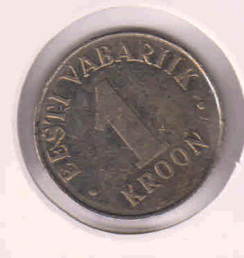 Estonia 1 kroon 1995 xf coin - KB Coins & Currencies