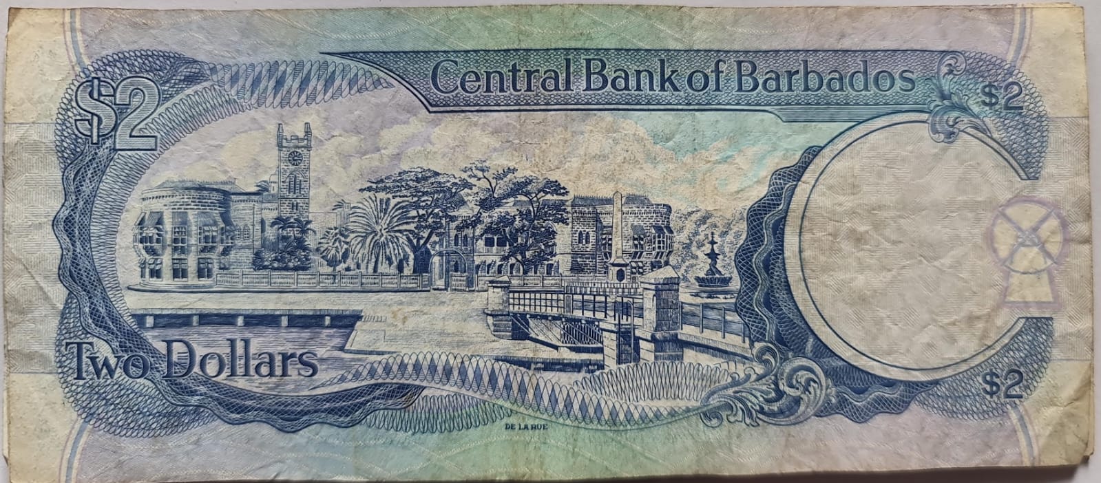 Barbados 2 dollars , 6 different signature set, 6 currency notes - KB ...