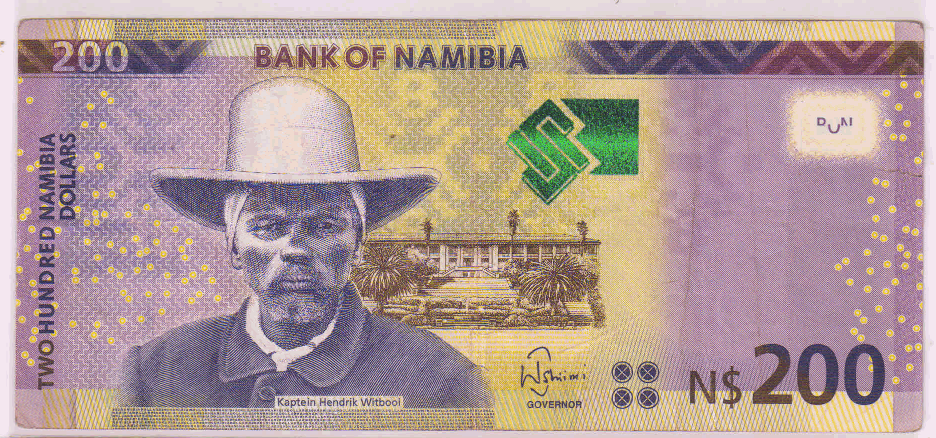 Namibia - 200 dollars used currency note - KB Coins & Currencies