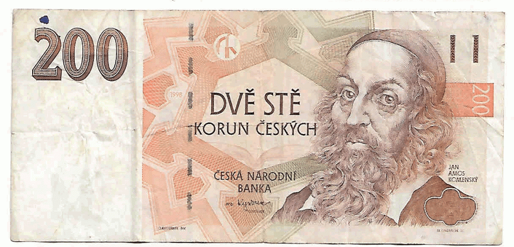 Czech - 200 korun vf currency note - KB Coins & Currencies