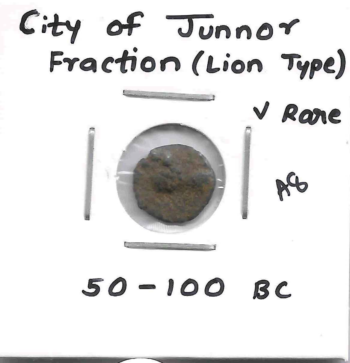 City of Junnar - fraction lion type very rare coin A8 - KB Coins ...