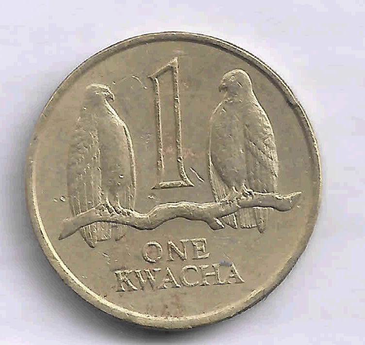 Zambia - 1 kwacha 1989 vf coin - KB Coins & Currencies