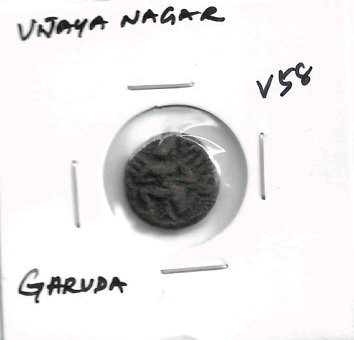 Vijayanagar - Devaraya I 1406 - 22 Garuda copper coin V58 - KB Coins ...