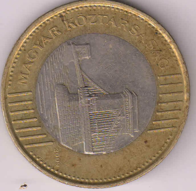 Hungary 200 Forint 2011 Bimetal Coin KB Coins Currencies