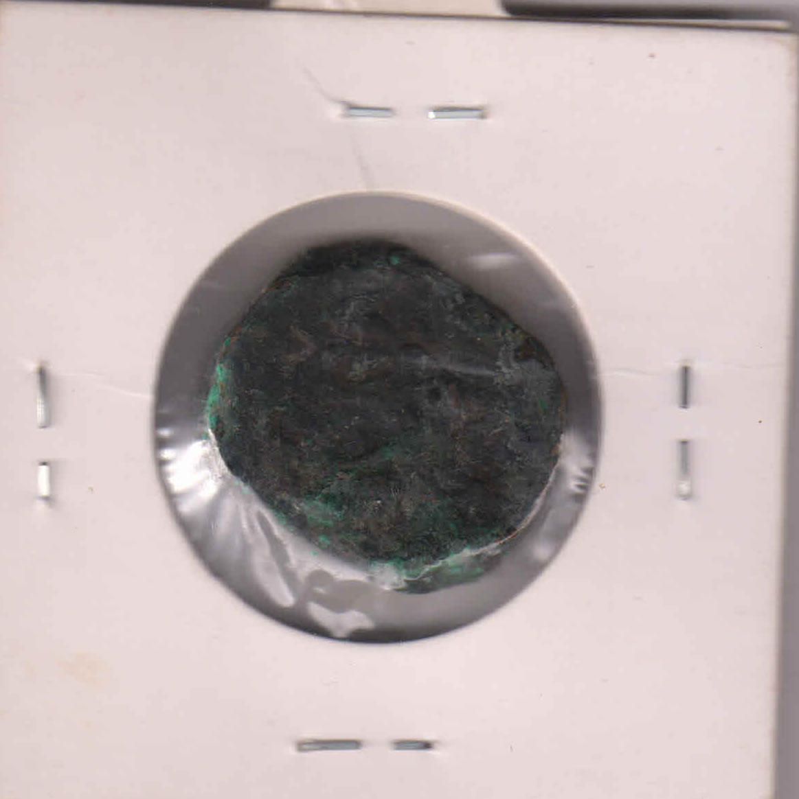 Mughal , Aurangzeb dam copper coin A36 - KB Coins & Currencies