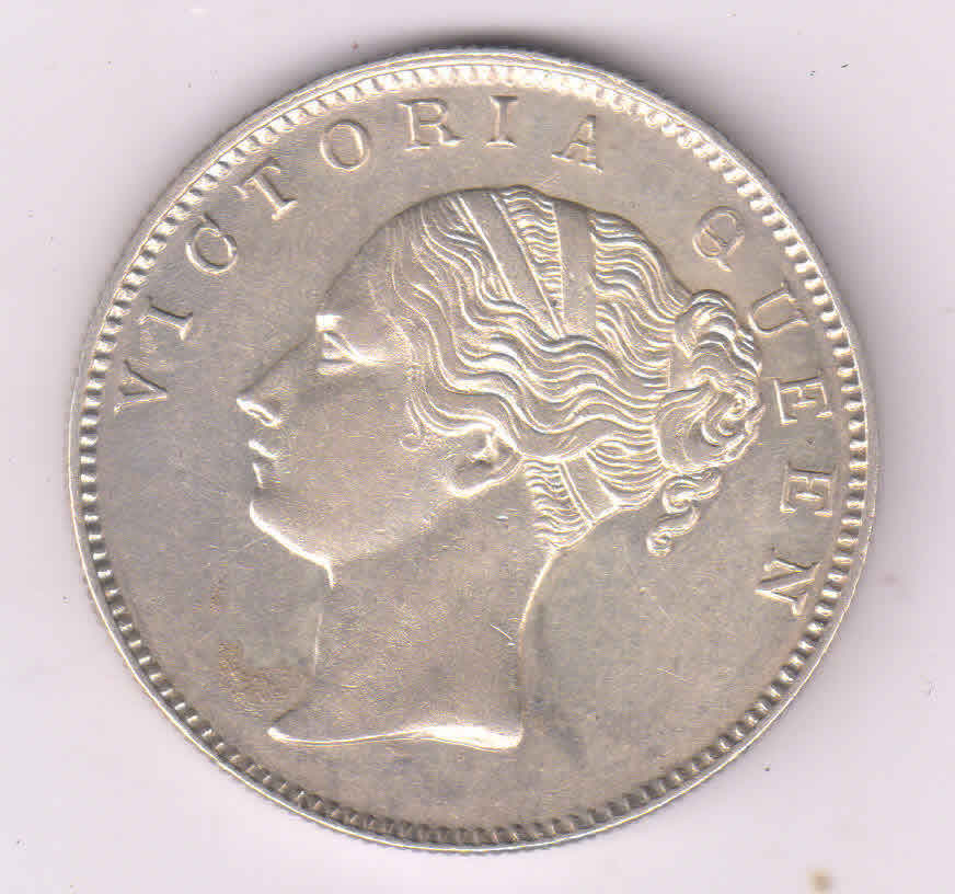 East India co. - 1 rupee 1840 continue legend 19 berries, Bombay Xf coin E10 - KB Coins & Currencies