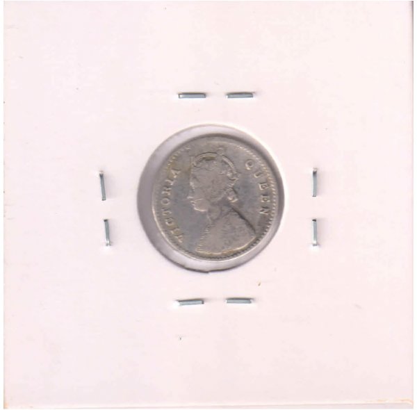 Br. India - 2 annas VQ, 1862 , coin B9 - KB Coins & Currencies
