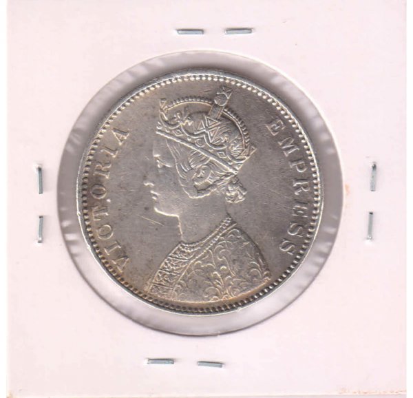 India British - rupee 1879 silver coin B8 - KB Coins & Currencies