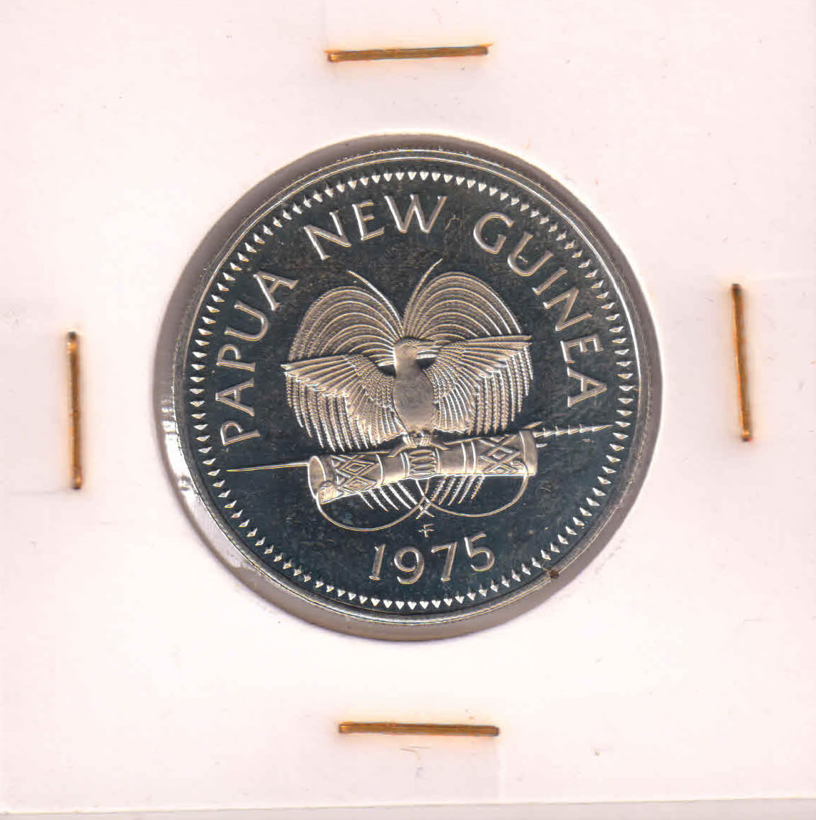 Papua New Guinea 20t 1975 proof coin - KB Coins & Currencies