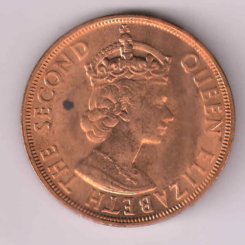 British Caribbean territories Easter group 2 cents 1964 aunc coin - KB ...