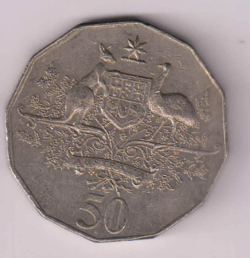 Australia - 50 cents 2001 vf coin - KB Coins & Currencies