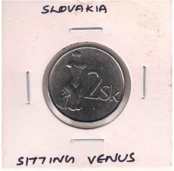 Slovakia - 2 sk 2007 unc coin - KB Coins & Currencies