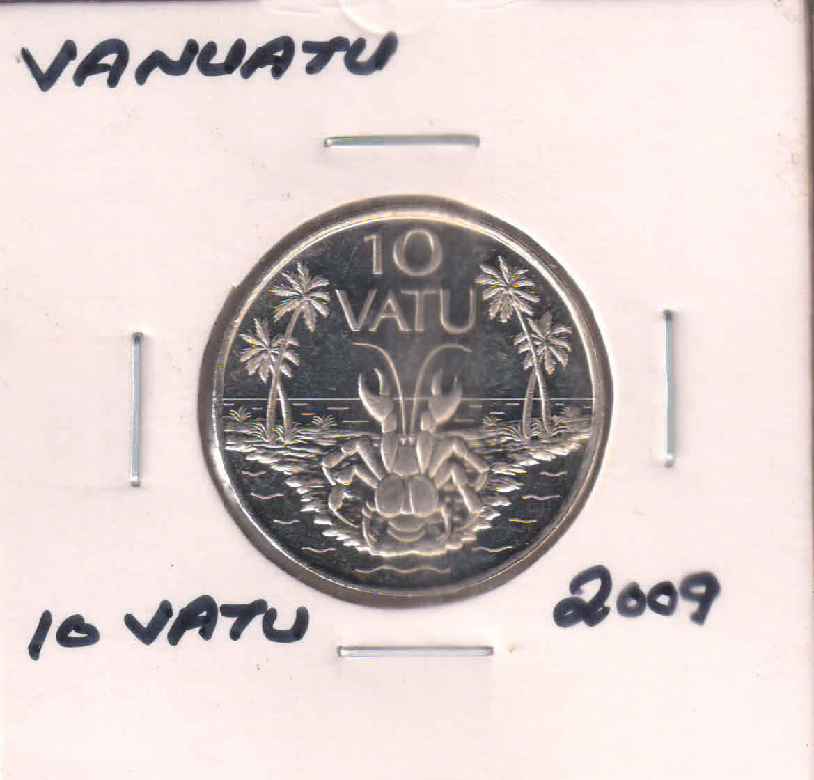 Vanuatu - 10 vatu 2009 unc coin - KB Coins & Currencies