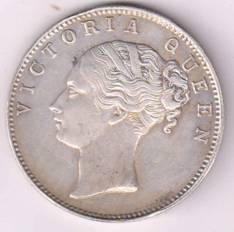 East India co. - 1 rupee 1840 continue legend 19 berries , Bombay coin ...