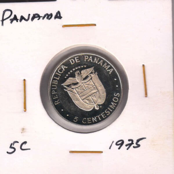 Panama - 5 cents 1975 proof coin - KB Coins & Currencies